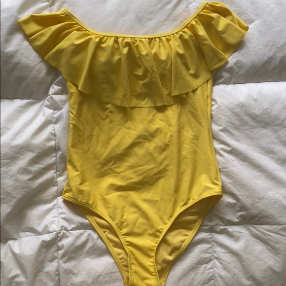 Kensie | Swim | Host Pick Yellow One Piece Bathing Suit | Poshmark